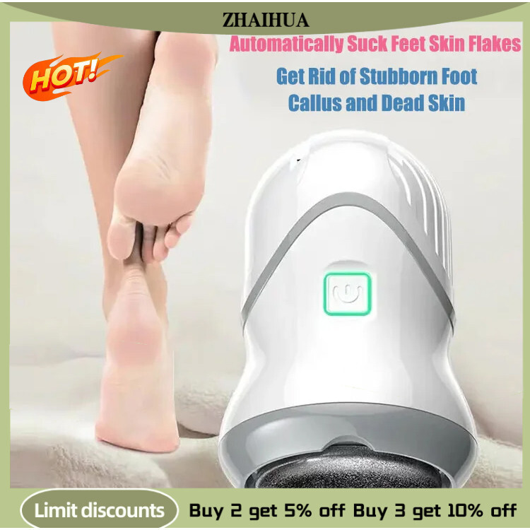 Home electric foot grinder callus corns peeling dead skin grinder ...