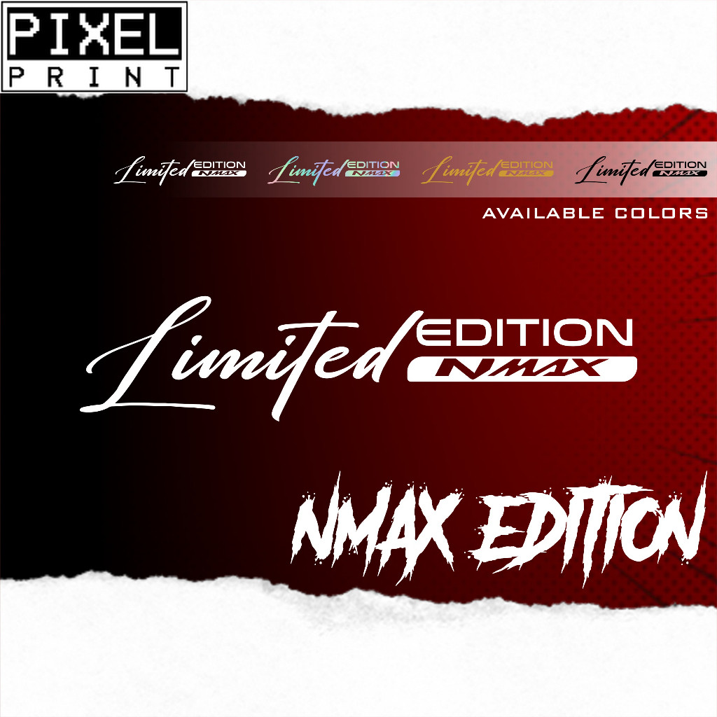LIMITED EDITION NMAX Stickers for Motorcycle Design Vinyl Sticker ...