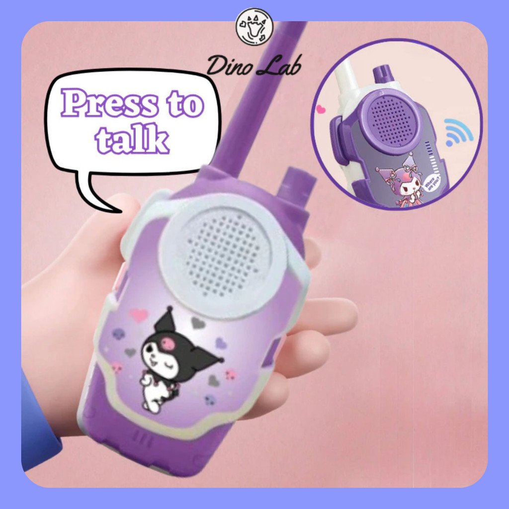 Kuromi Kids Intercom Machine Walkie Talkies Wireless Conversation ...