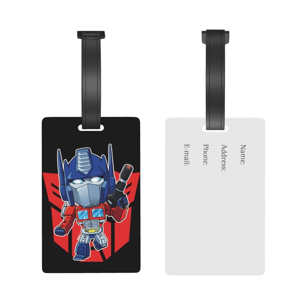 Transformers Luggage Tags Assorted Travel Suitcase Labels Business ID ...