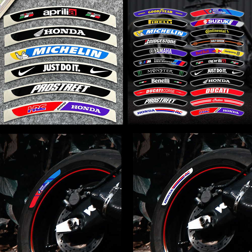 Motorcycle Car Stickers Cold Transfer Stickers Tire Stickers Decorative ...