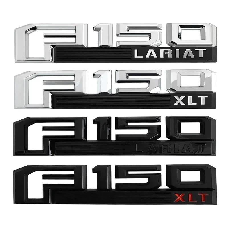 ABS 3D Car Body Side Emblem Rear Badge for Ford F150 LARIAT XLT Sticker ...