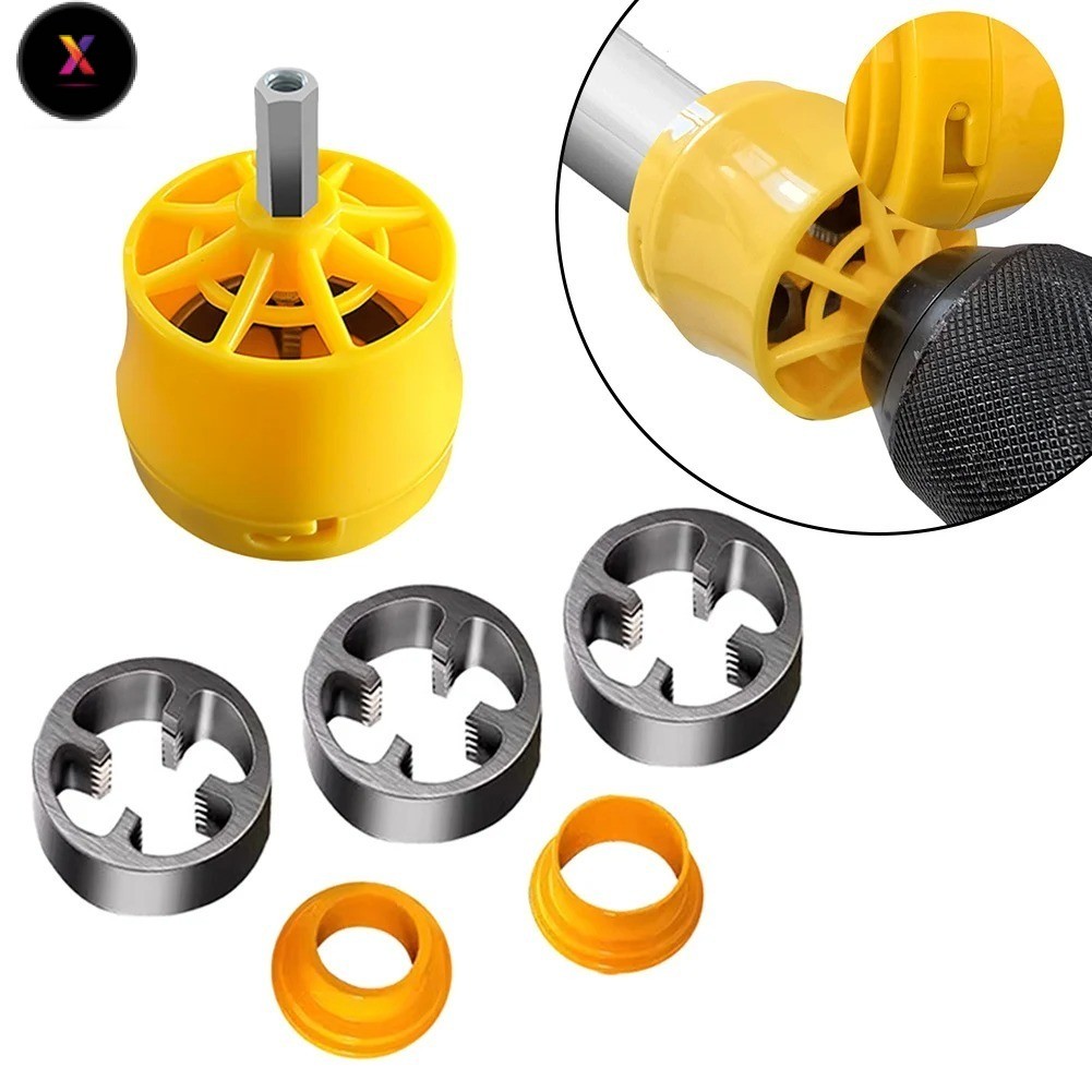 XS PPR Pipe Threader Kit With 1/2In 3/4 In 1 Inch Dies Pipe Threader ...