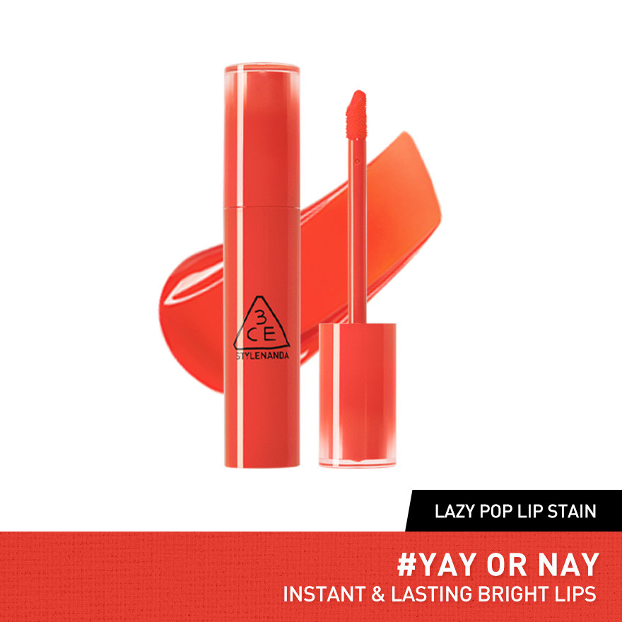 3CE Lazy Pop Lip Stain Yay Or Nay | Shopee Malaysia