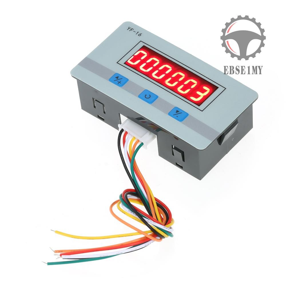 Led Counter Totalizer And Pnp 1~999999 Totalizer With Npn With Npn And ...
