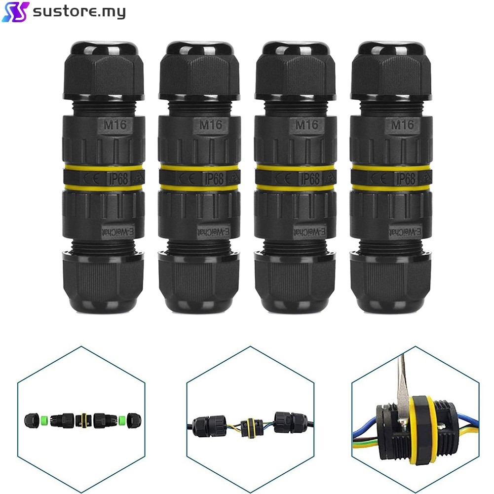 [Super] 3 Pin Outdoor Junction Box IP68 Waterproof Electrical Cable ...