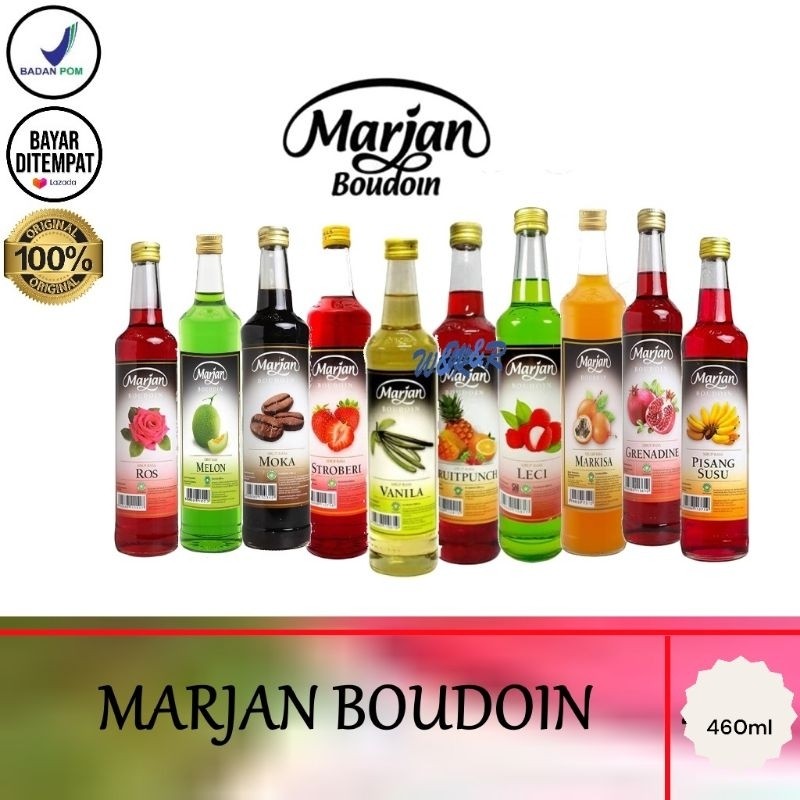 Marjan Boundoin sirup Rasa Buah-buahan 460ml | Shopee Malaysia