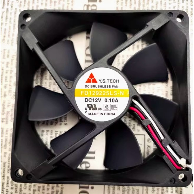 Original Y.S.TECH Wonsan FD129225Ls-n 12V 0.10A 9cm 9025 3-Wire Cooling Fan | Shopee Malaysia