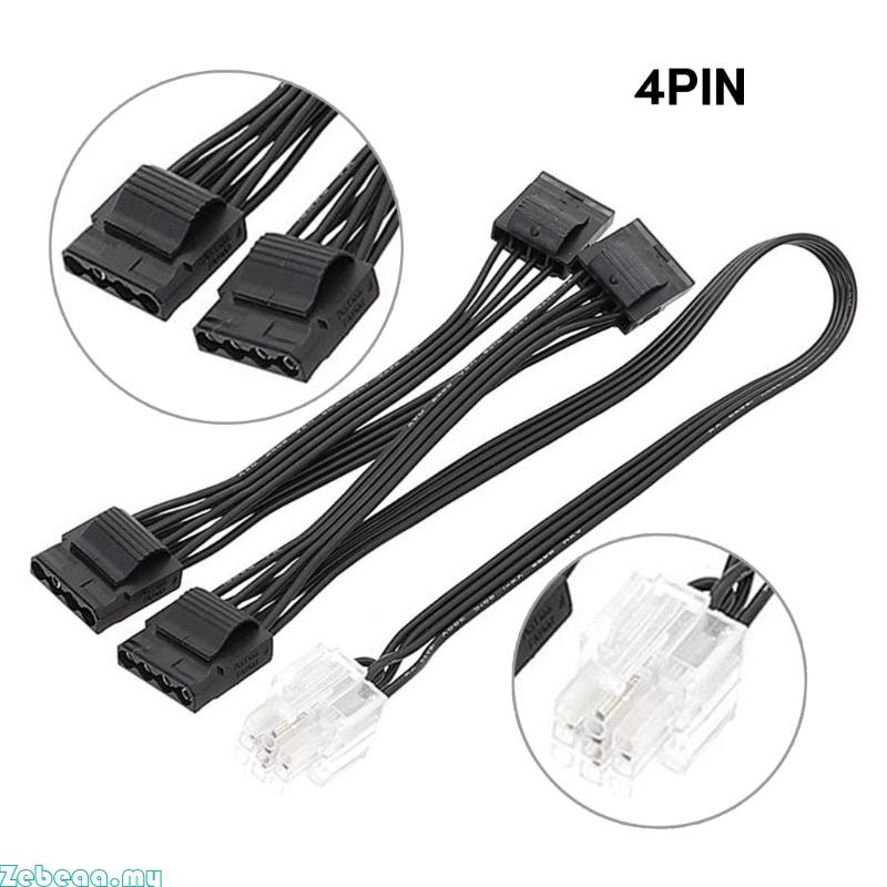 Zebeaa Graphics Card Line 9Pin Series Modular Power Supply to Molex ...