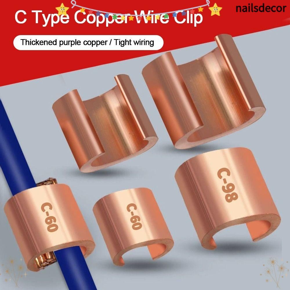 YUSENS Wire Connector, C Type Copper Copper Wire Clip, C Type Clip ...