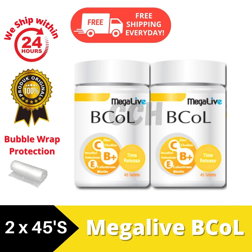 MegaLive BCoL (45's/2x45s) | Shopee Malaysia