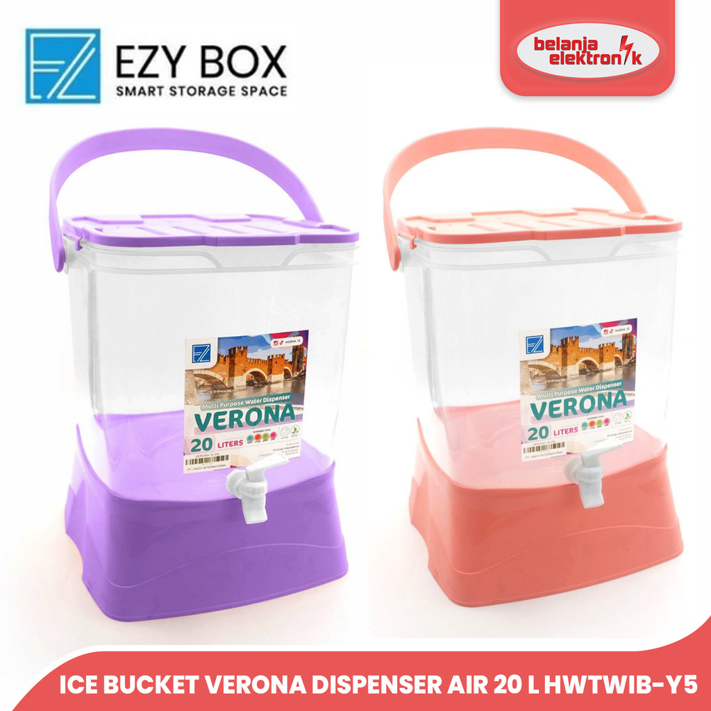 EZY BOX ICE BUCKET VERONA 20 LITER WATER DISPENSER WITH BPA FREE FAUCET HWTWIB-Y5 | Shopee Malaysia