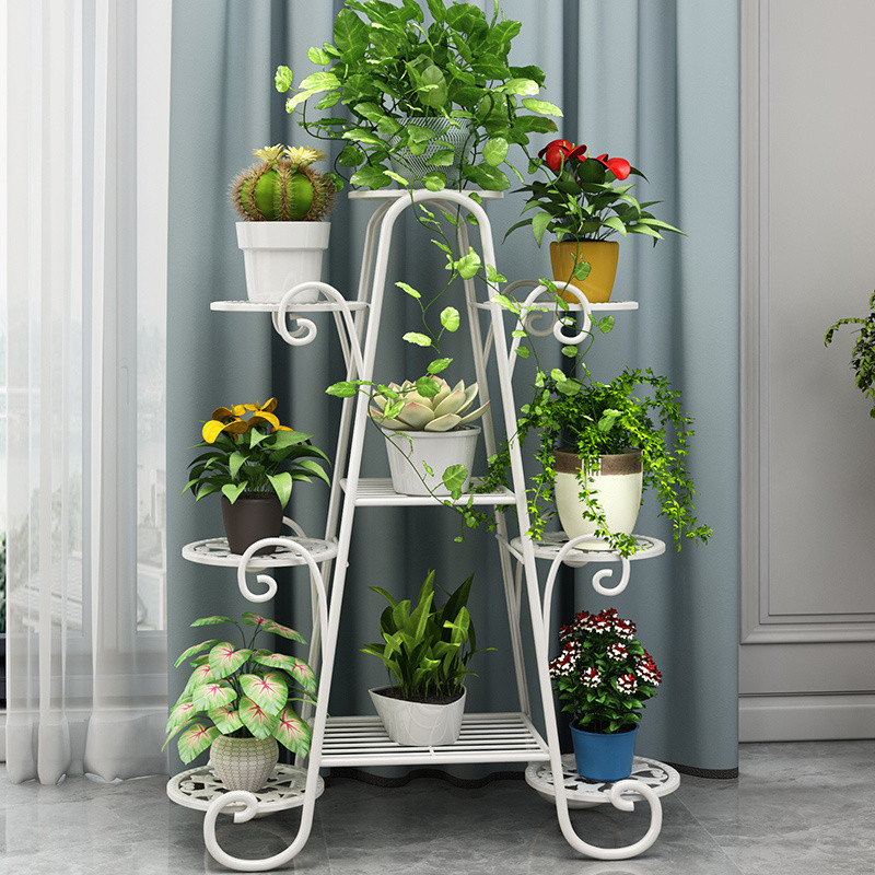 Stand Bunga Hiasan Rumah Dalaman Ruang Tamu Penyimpanan Balkoni Berdiri ...