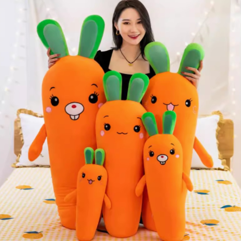 Carrot Rabbit Plush Toy Sleeping Pillow Stuffed Doll Sofa Chair Cushion ...