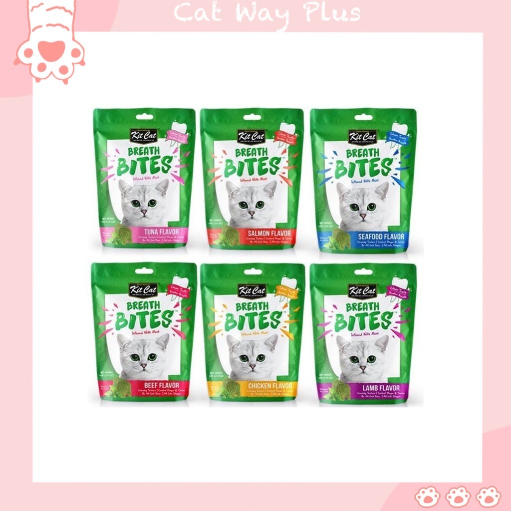 Kit Cat Breath Bites Cat Snacks 60g Cat Mint KitCat Churu Chu ru ...