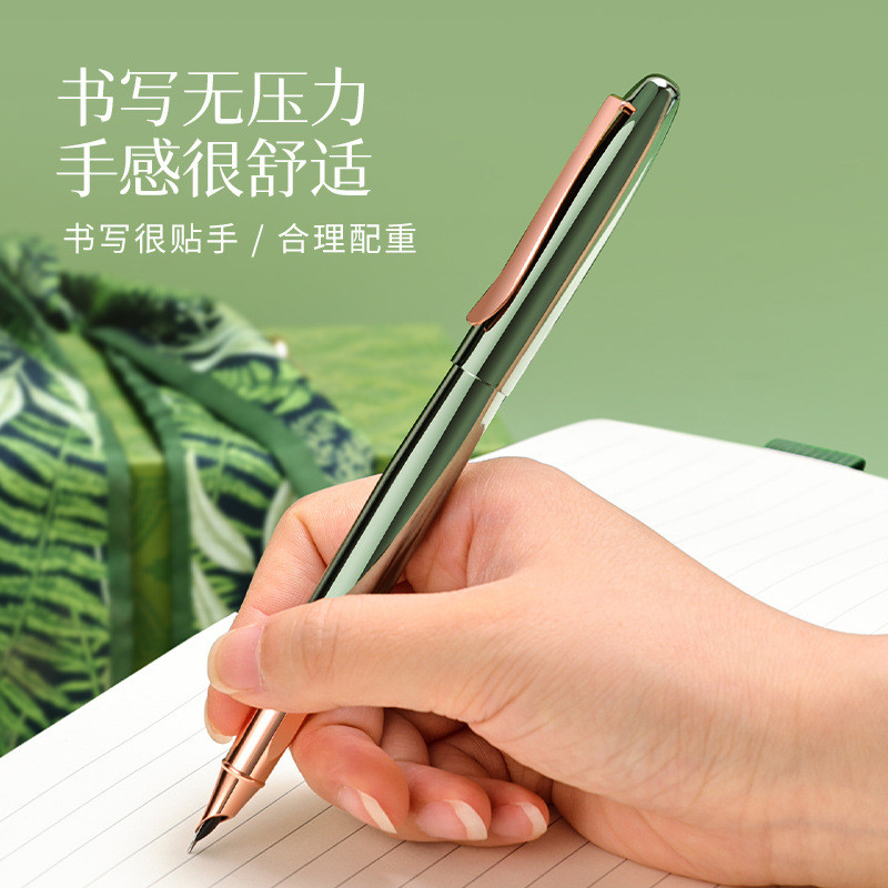 Business Simple Fountain Pen High-Value Dark Tip Calligraphy Practice ...