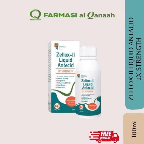 HOE ZELLOX-II LIQUID ANTACID 2X STRENGTH 100ML | Shopee Malaysia