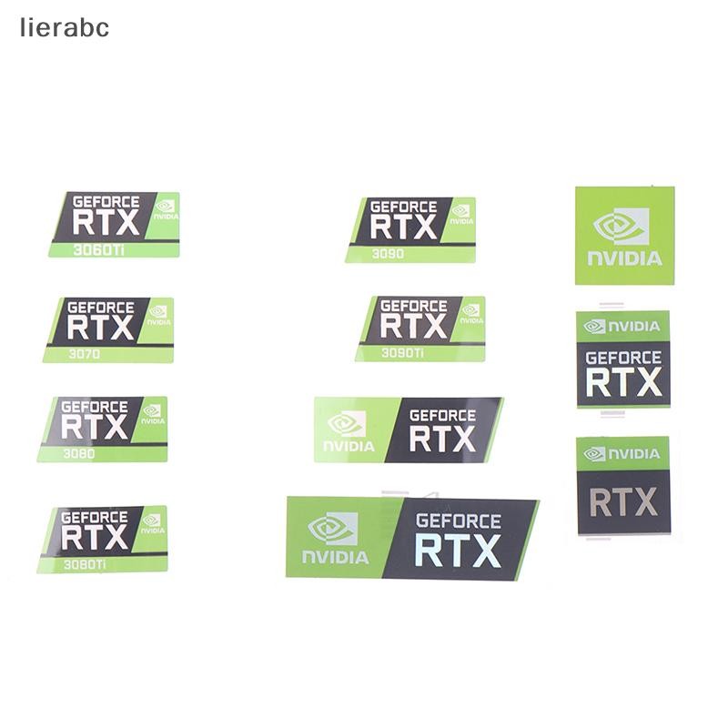 LIE RTX 3090TI 3080TI 3070 3060 desktop sticker laptop graphics card ...