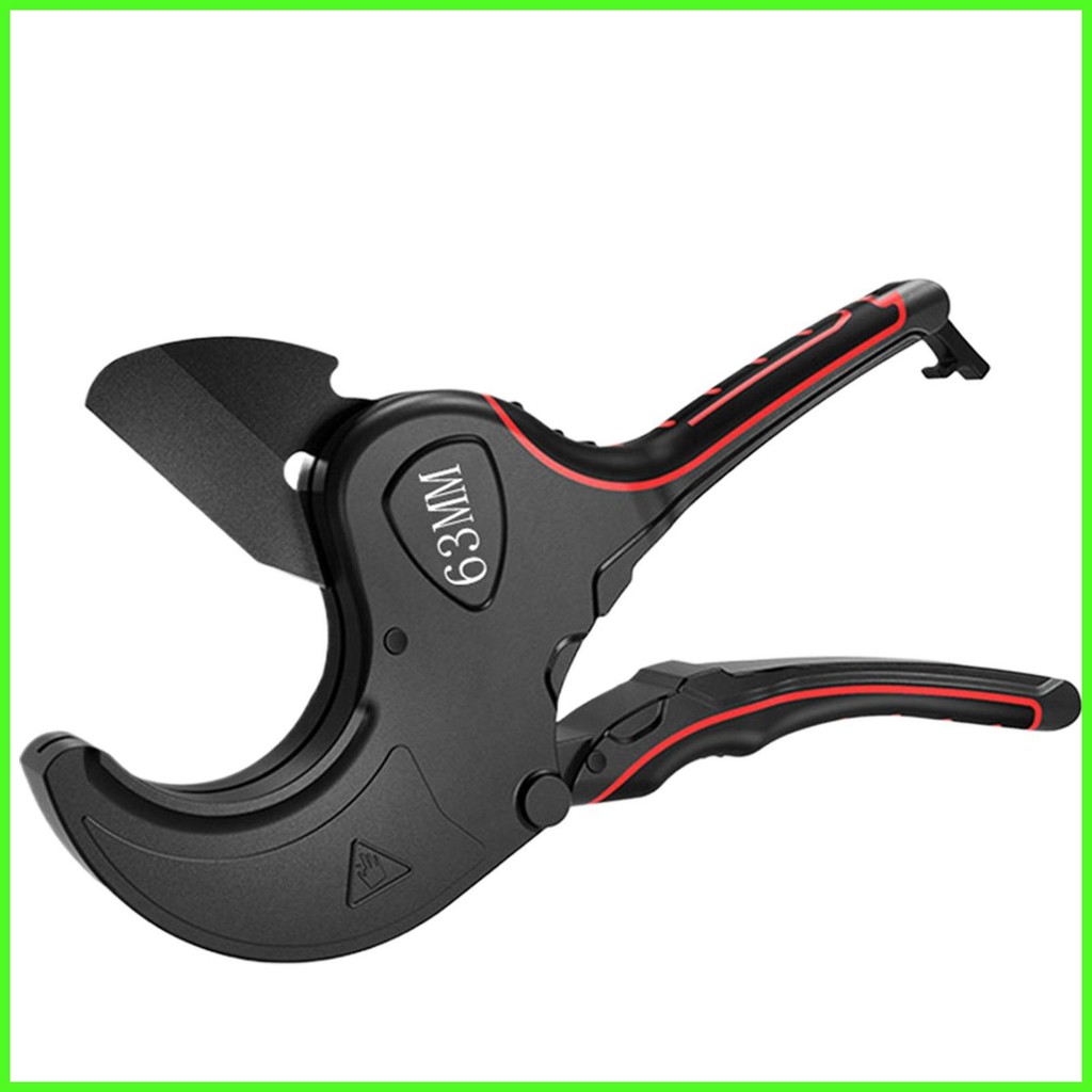 PVC Pipe Cutter Hoses Cutter Plumbing Tube Ratcheting Cutting Tool ...