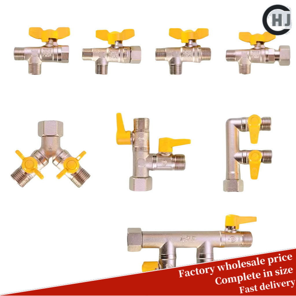 Faucet Water Divider Water Divider Valve Three-Way One-In Two-Out Car ...