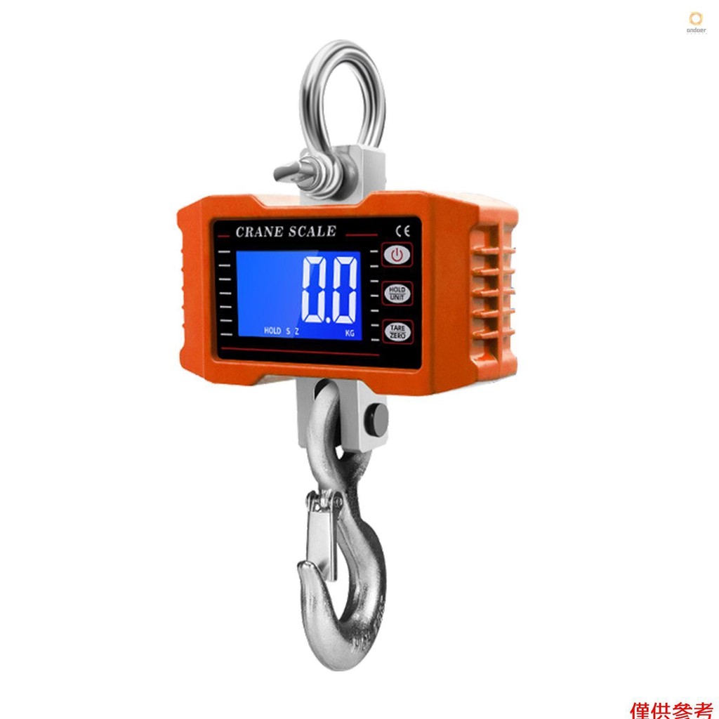 Digital Hanging Scale with Remote Control 1000kg/ 2204lbs Portable ...