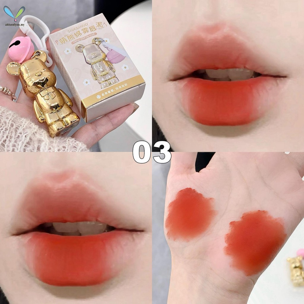 Moisturizing Velvet Lip Tint Lip Stain Matte Liquid Lip Color with Full ...