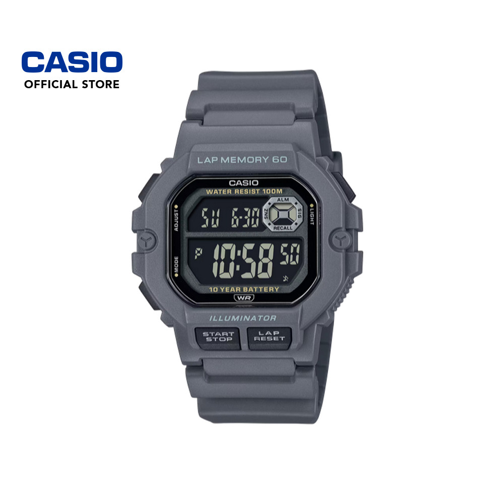 Casio General WS-1400H-8BV Grey Resin Band Men Watch | Shopee Malaysia