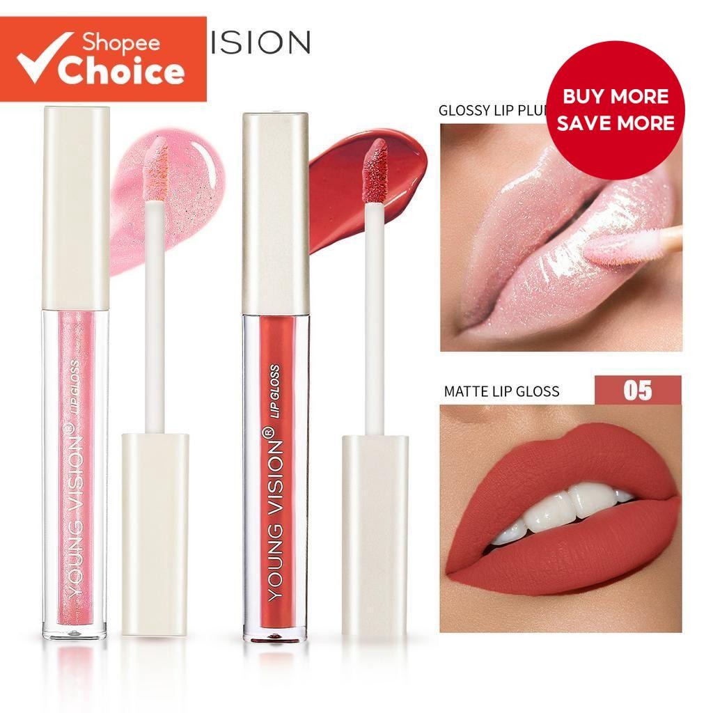 6 Colors Velvet Lip Gloss Not Easy to Stick Cup Toot Lip Gloss Liquid ...