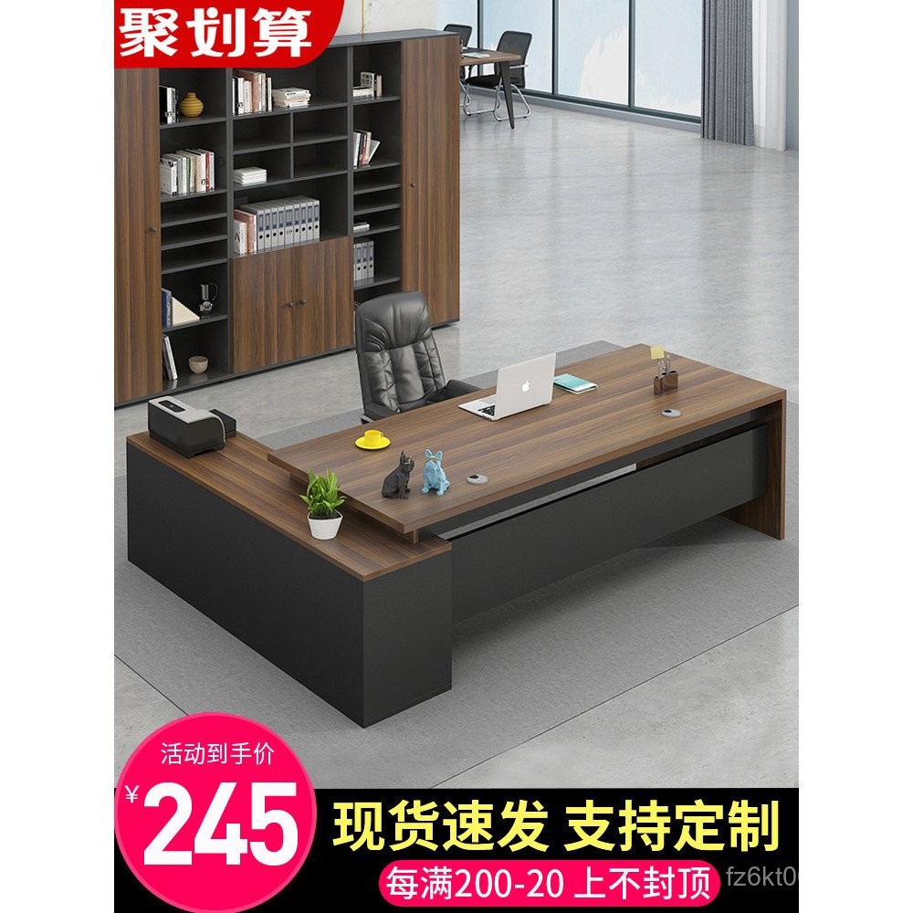 Combination Big Workstation Manager Simple Boss Desk Office Desk ...