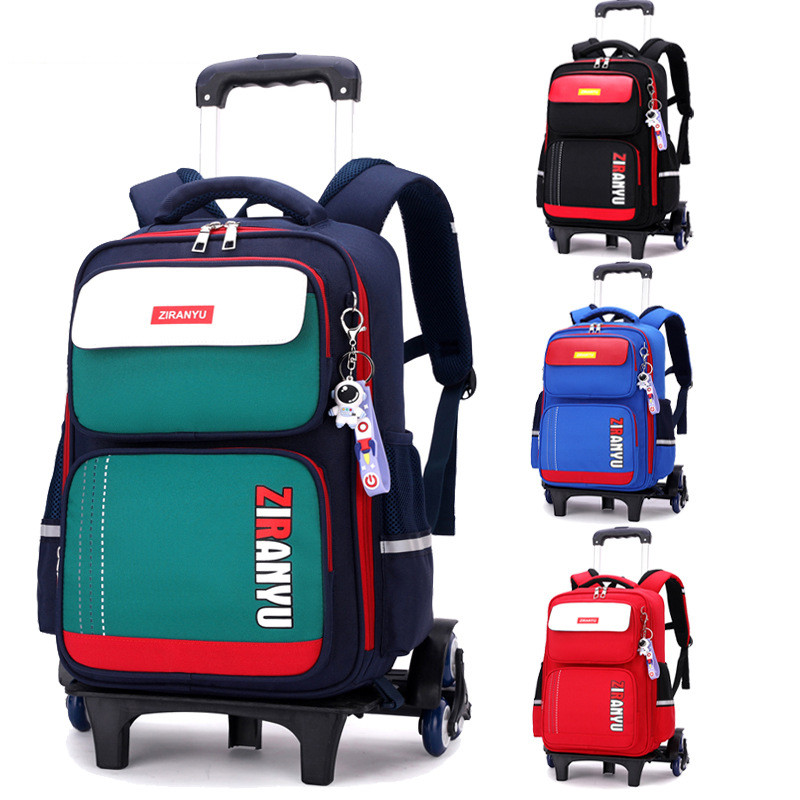 Student Rolling Backpacks for Primary School Children Trolley School ...