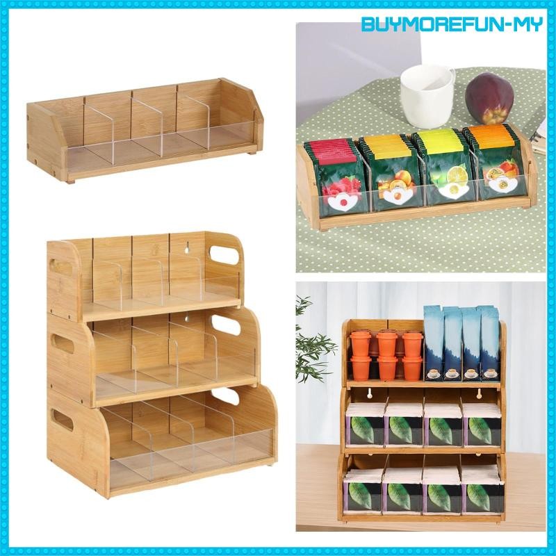 [BuymorefunMY] Organizer Tea Holder Lightweight Practical Multipurpose ...