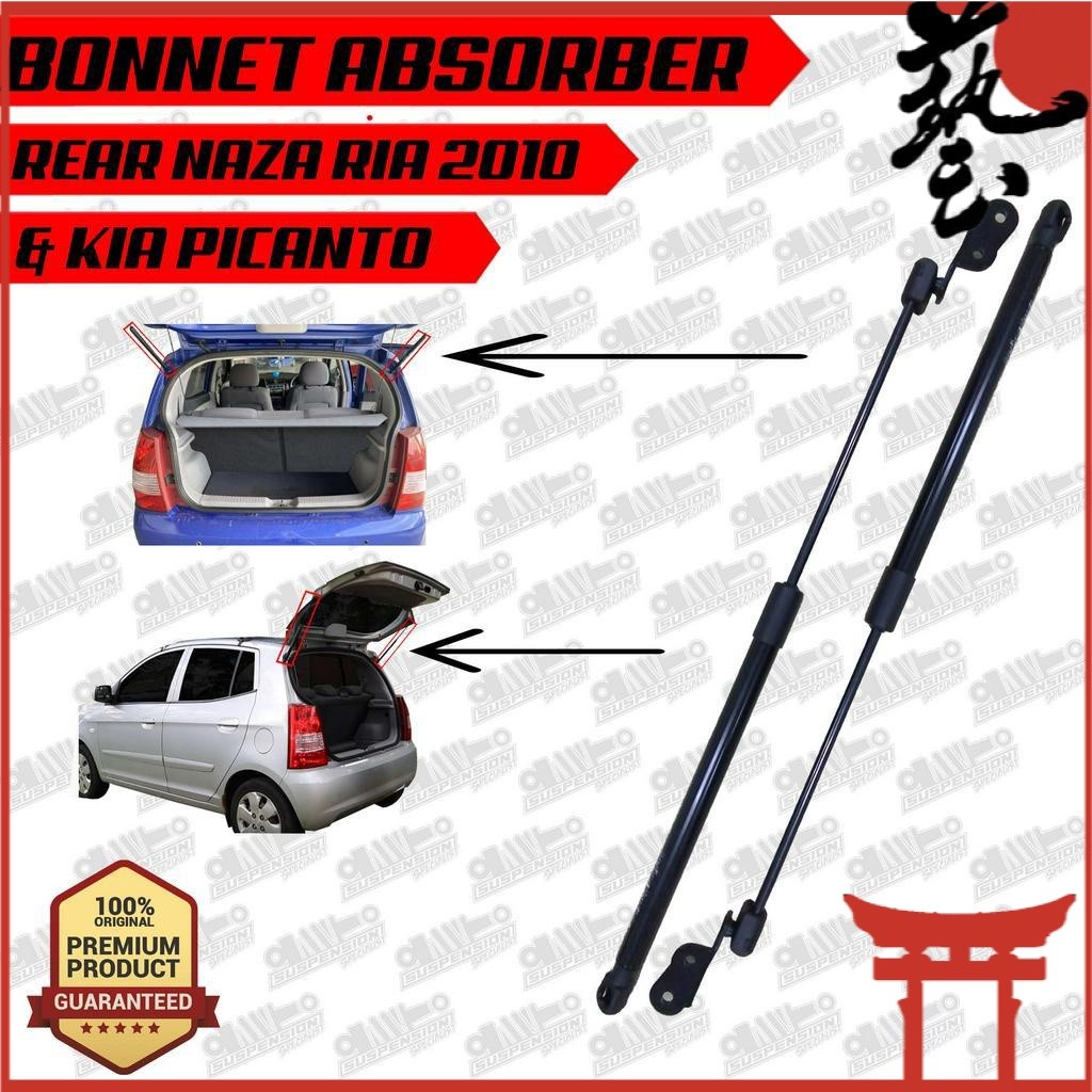 Naza Suria/Kia Picanto Rear Bonnet Absorber Damper ( 1 Pair) | Shopee ...