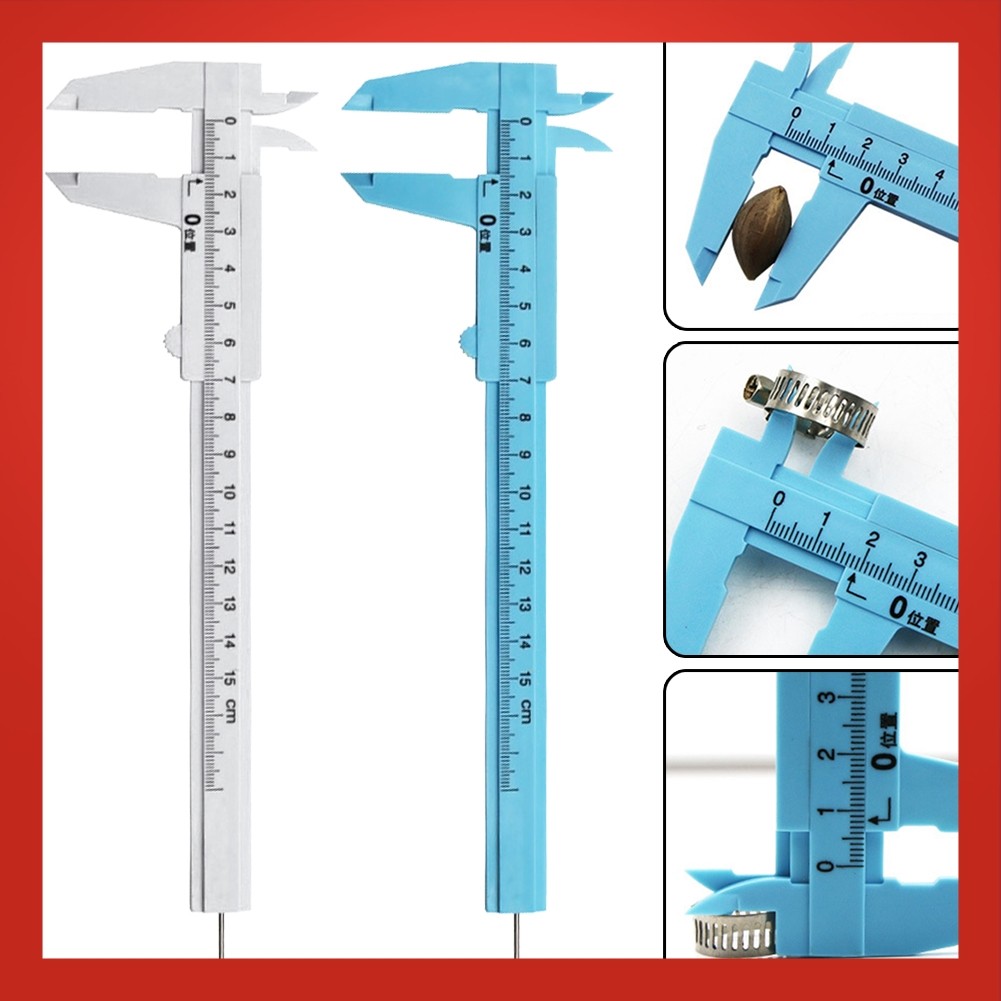 [BTSL] 0-150mm Vernier Calipers Single Rule Scale Plastic Depth Height ...