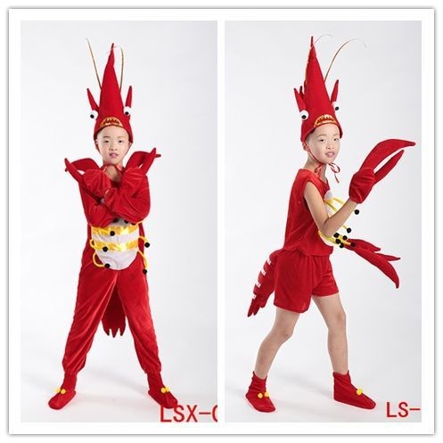 Day Day Shrimp Children Performance Costume Undersea Sea Life Animal ...