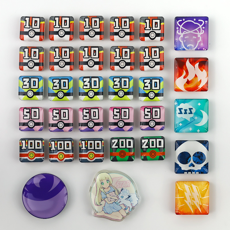 Pokémon Damage Counter Board Game Card GX Gengar Pikachu | Shopee Malaysia