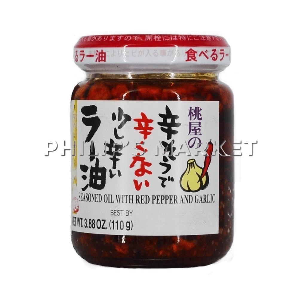 Momoya Taberu Layu Seasoned Oil With Red Pepper And Garlic (Kirei) 110g ...
