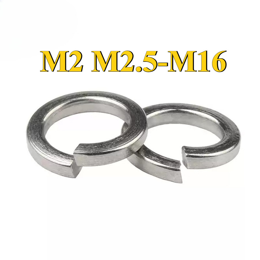 Spring Washer/Stainless Steel 304 Heavy Duty Spring Washer M2/M2.5/M3/M4/M5/M6/M8/M10-M16 (XZM ...