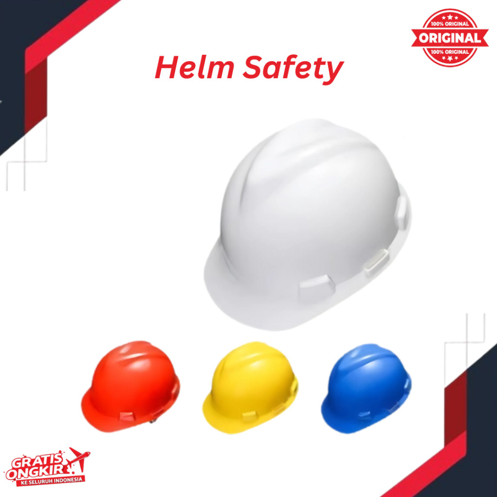 Trending Safety Helmet + Chin Strap Safety Helmet Complete SNI Project ...