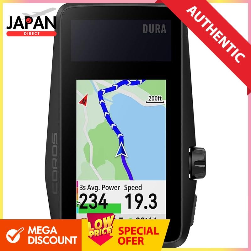 COROS DURA Cycle Computer GPS Cycling Computer 2.7" Solar Charging ...