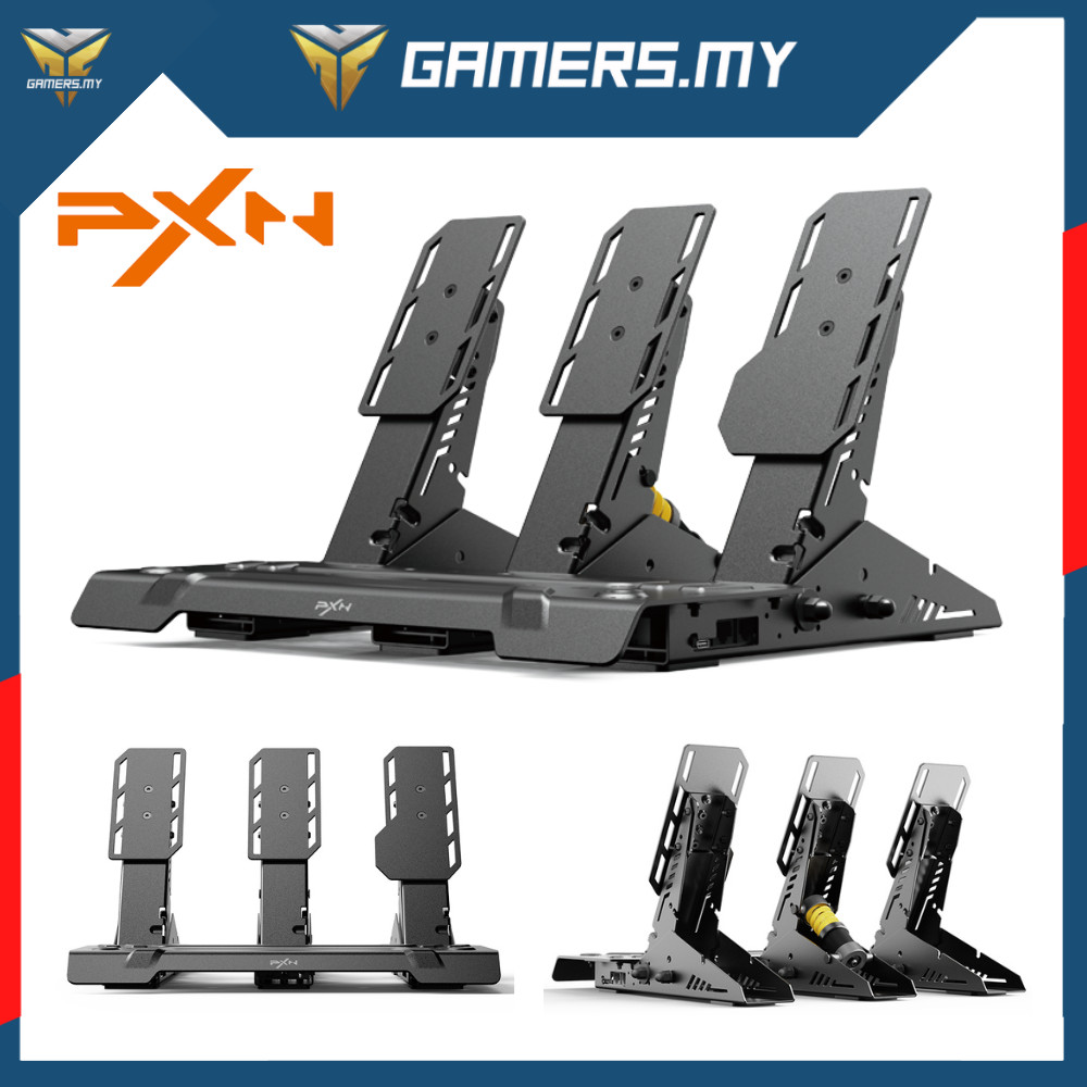 PXN PD HM GEN 2 Adjustable Racing Pedals with Clutch Brake and ...