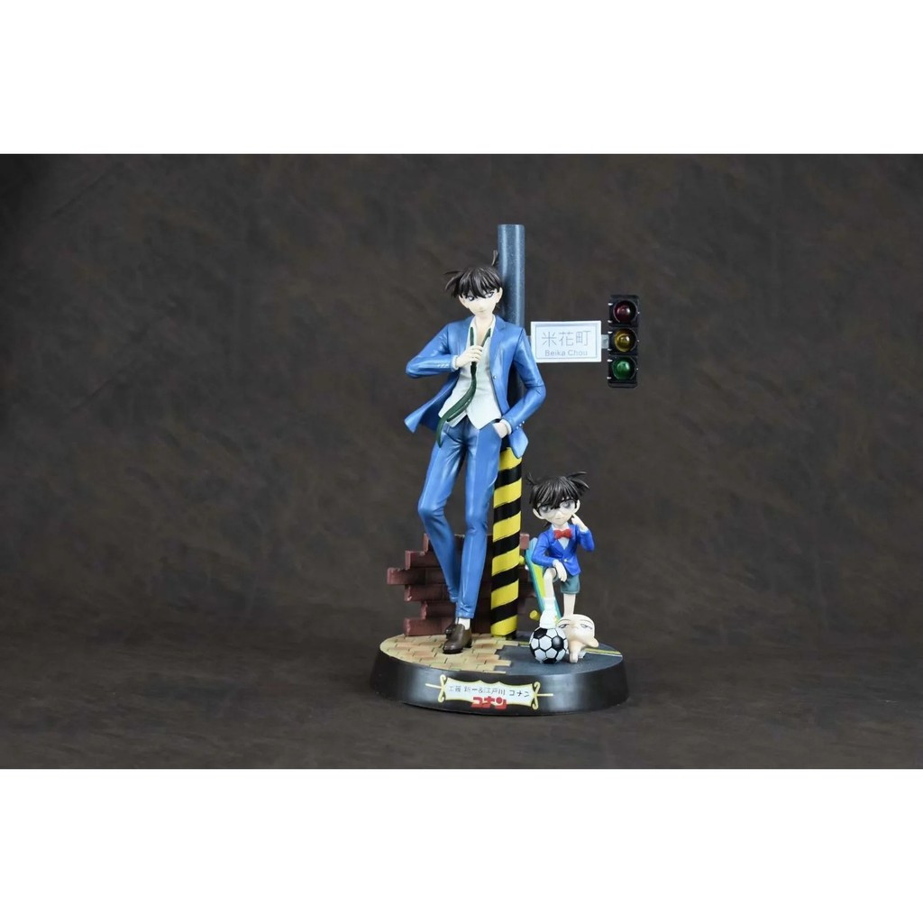 Conan GK Fire Phoenix Conan & Kudo Shinichi Double Scene Statue ...