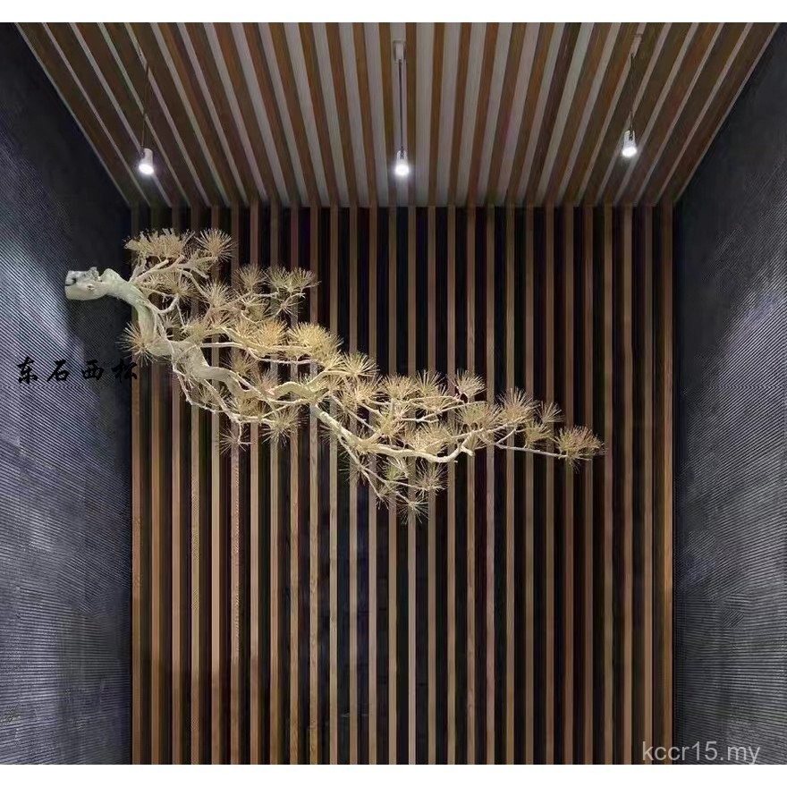Gaya Cina Baharu Gantung Dinding Tumbuhan Tiruan Besar Gantung ...