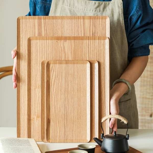 dessert serving tray desert tray Dulang gaya Jepun Fraxinus mando, kek ...