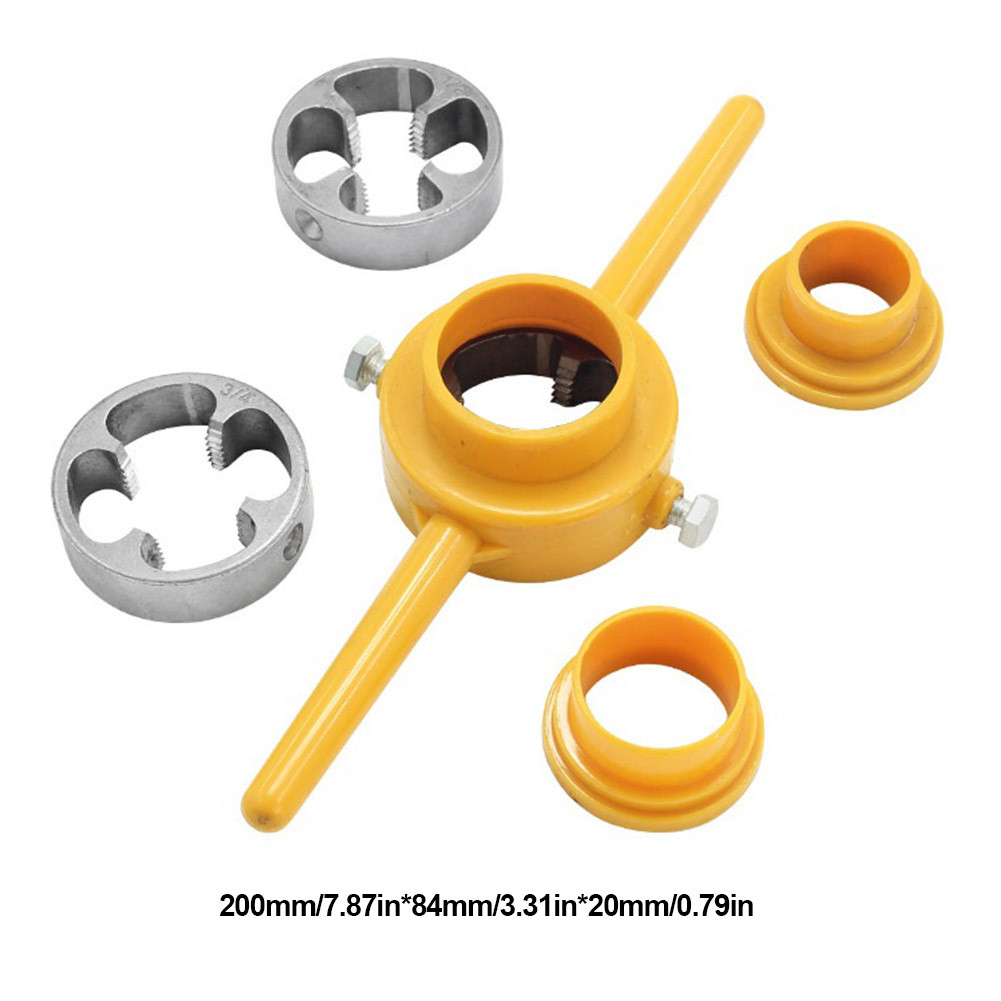 [Stone1.my] 6pcs/Set NPT Thread Tap Die PVC/NPT Thread Maker Tools 1/2 ...