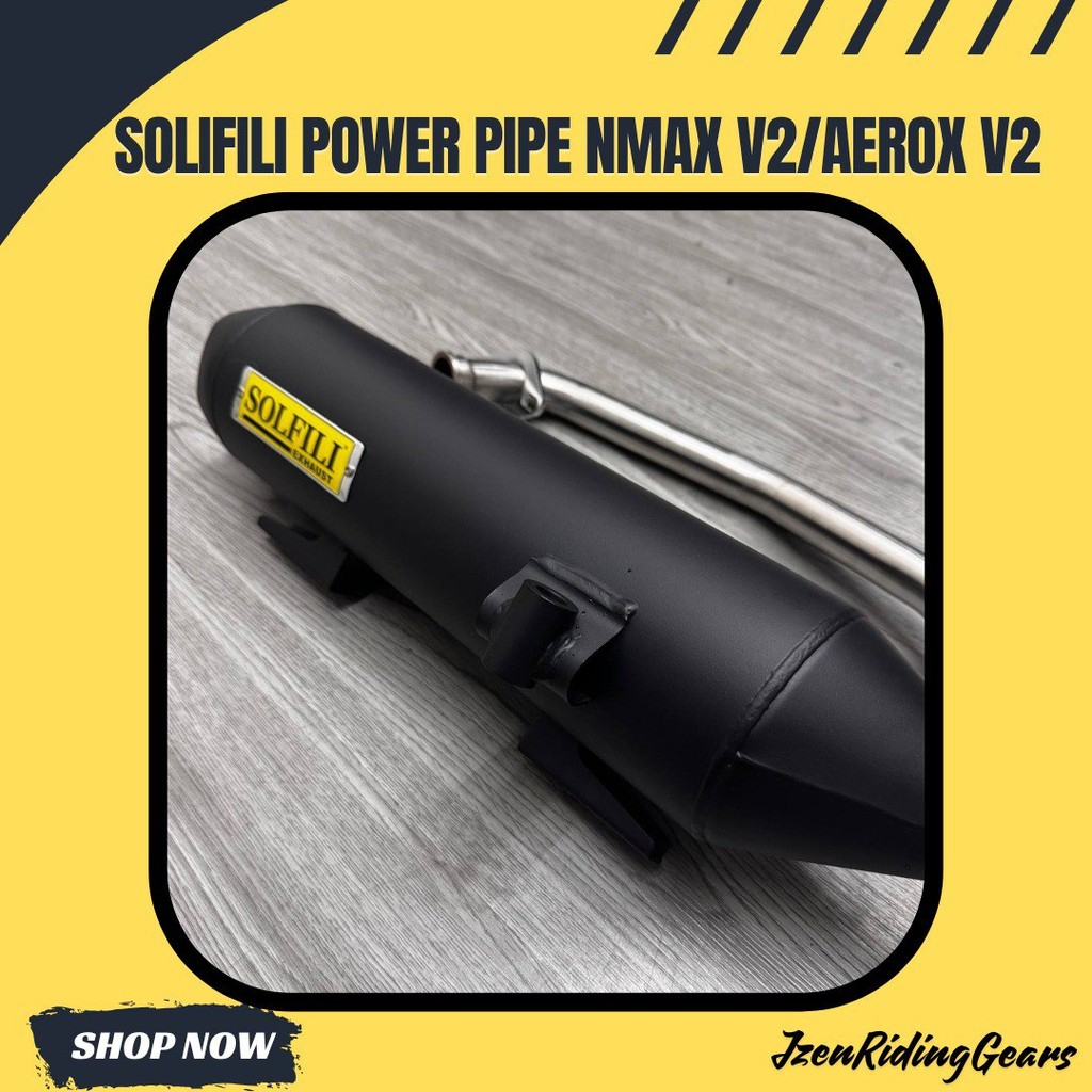Solfili power pipe for yamaha nmax v2 and aerox v2 | Shopee Malaysia