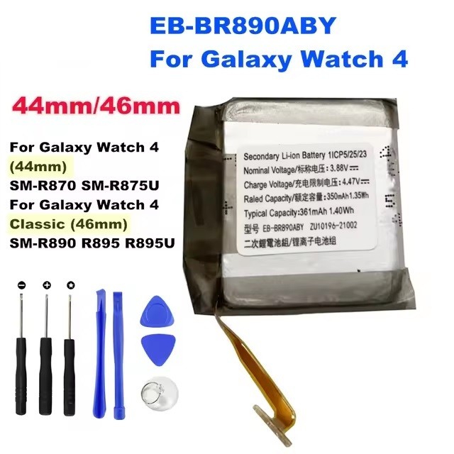 Samsung Watch Battery For Gear S3 3 4 5 40 41 42 44 45 46 mm Pro BT ...