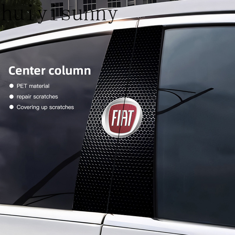 HYS Car Emblem Center Pillar Sticker Auto Door Decorative Stickers For ...