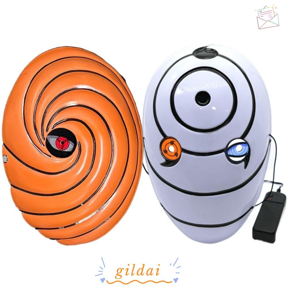 GILDAI Glowing Naruto , Uchiha Obito Role Play Sharingan Face Cover ...