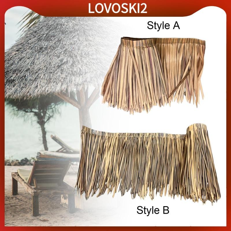 [LovoskiacMY] Straw Roof Thatch PE Material Sturdy ,Convenient Assemble ...