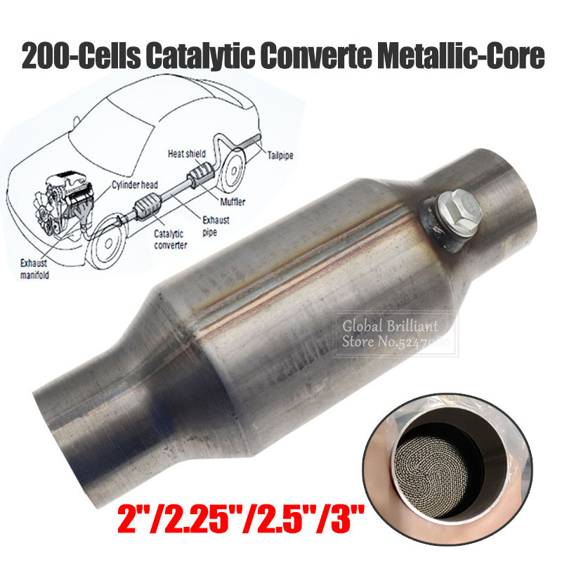 Universal 200 Cell High Flow Metallic-Core Race Catalytic Converter ...
